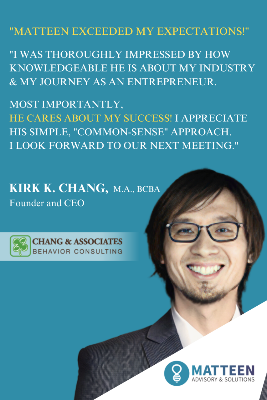 Kirk Chang - Matteen Labs